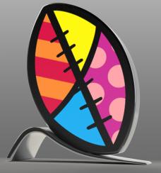 Romero Britto brightens up Land Shark Stadium - Park West Gallery