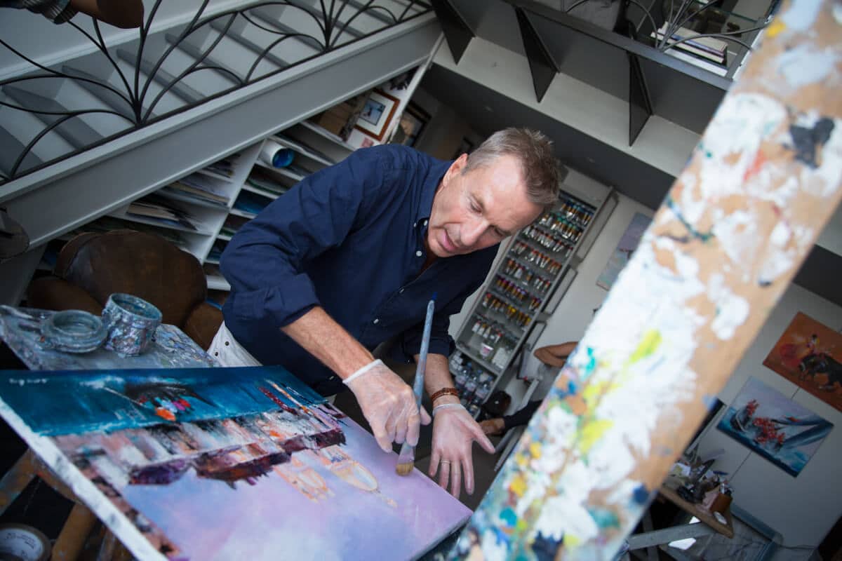 Artist Victor Spahn's Studio Tour (Video) - Park West Gallery