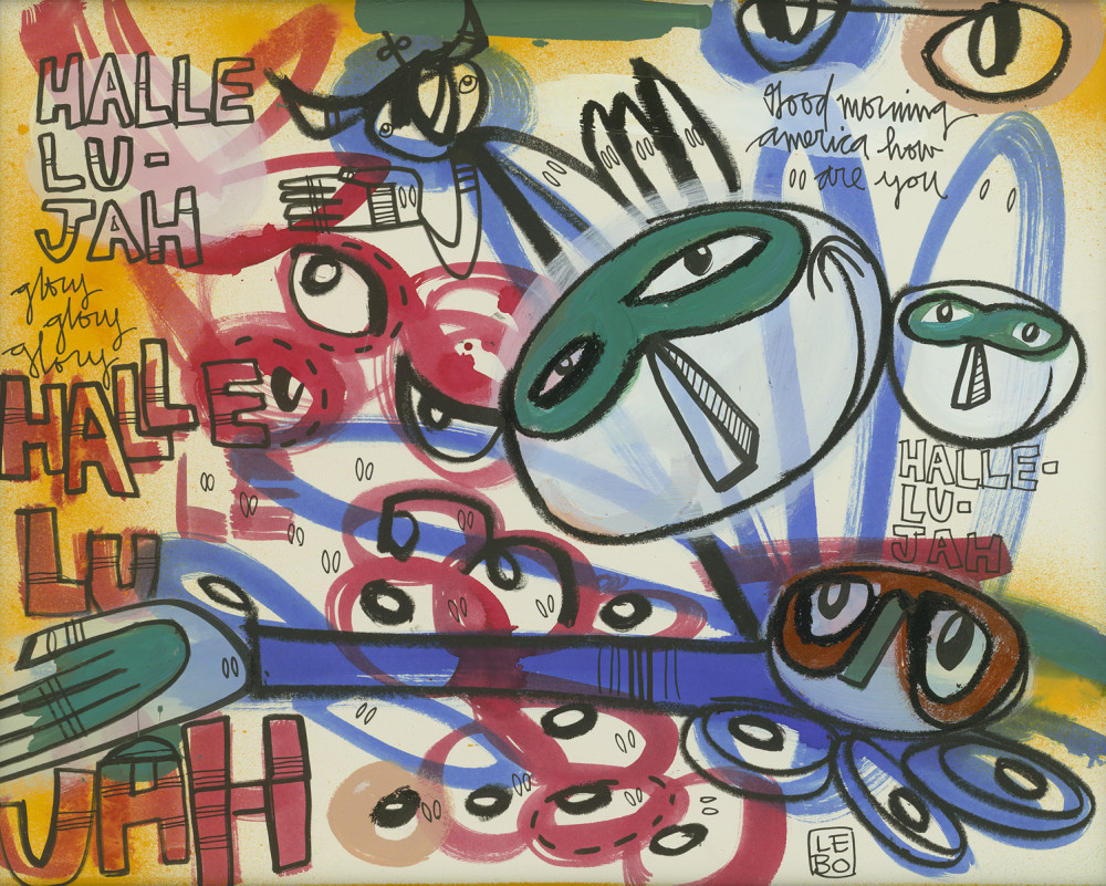 David "Lebo" Le Batard Lebo Post-Modern Cartoon Expressionism