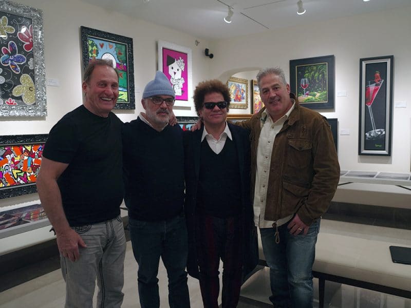 Artists Romero Britto and Ron Agam Visit Park West Museum
