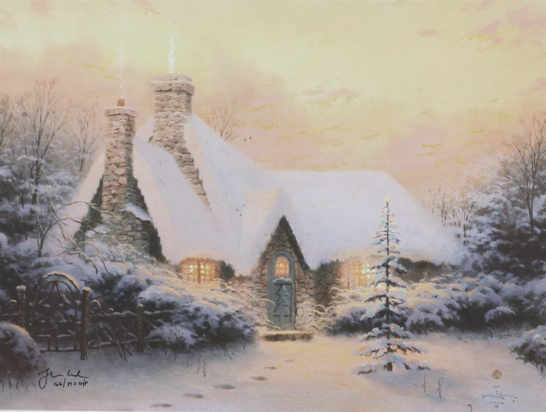 Thomas Kinkade's Christmas Cottage - Park West Gallery