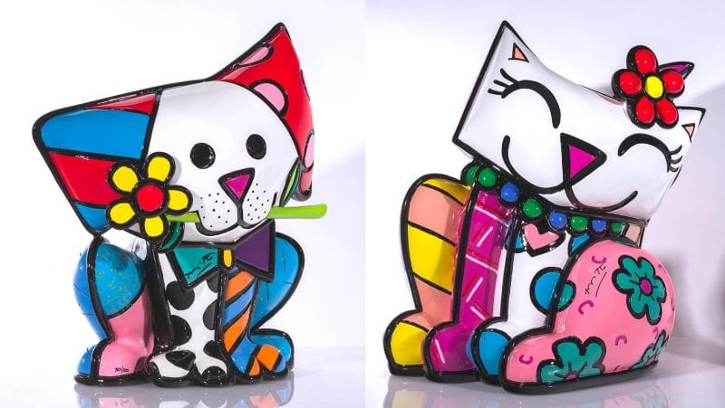 Romero Britto Collection Allows Collectors to Take His Sculptures Home