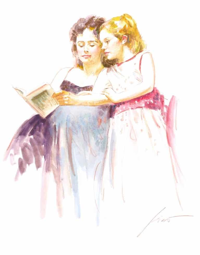 846043_original-mixed-media-drawing-78_pion - Park West Gallery