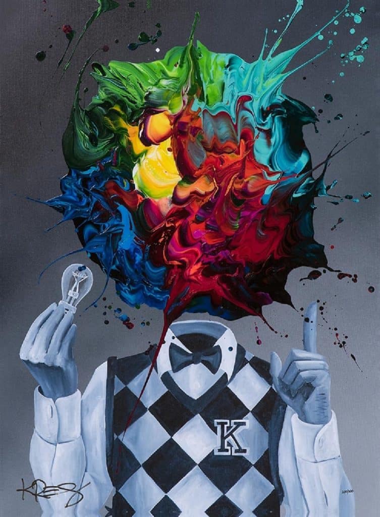The Inspiring Message Behind Abstract Artist Kre8’s Faceless Figures