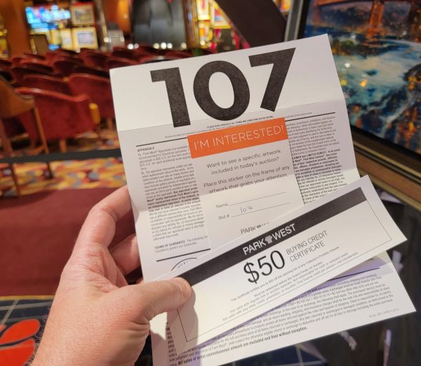 bid-card-107-im-interested-sticker - Park West Gallery