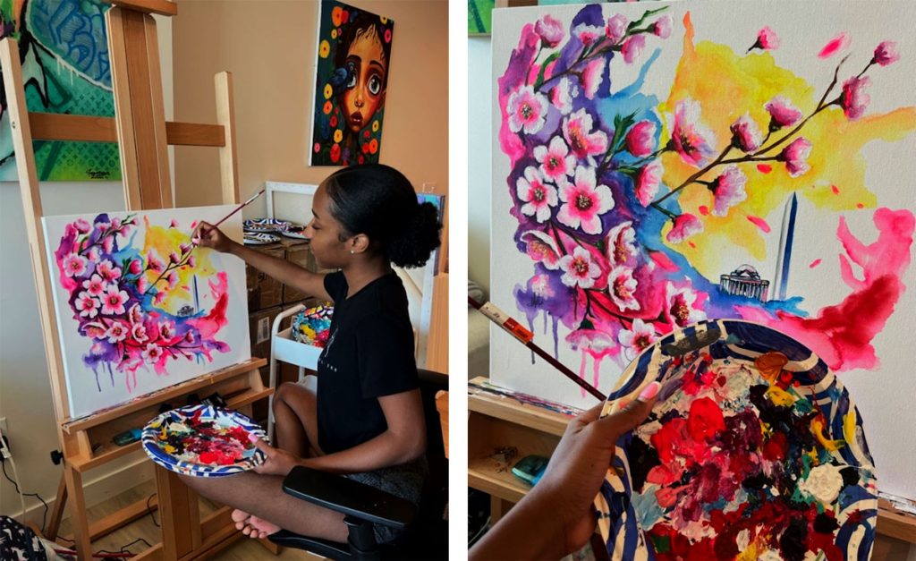 Anna August is the 2025 D.C. Cherry Blossom Festival’s Official Artist ...
