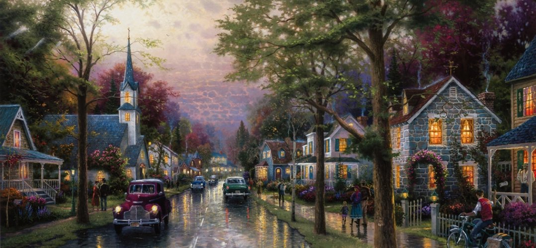 Thomas Kinkade - The "Painter of Light" at Park West Gallery