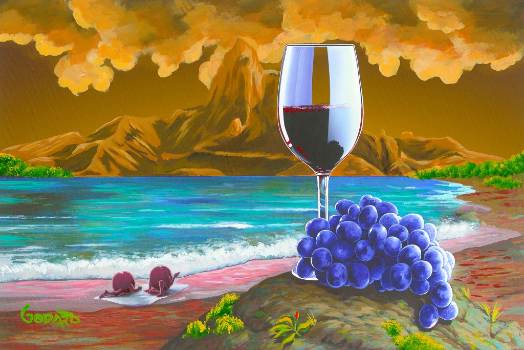 Michael Godard Paintings: Rock Star Artistic Influences