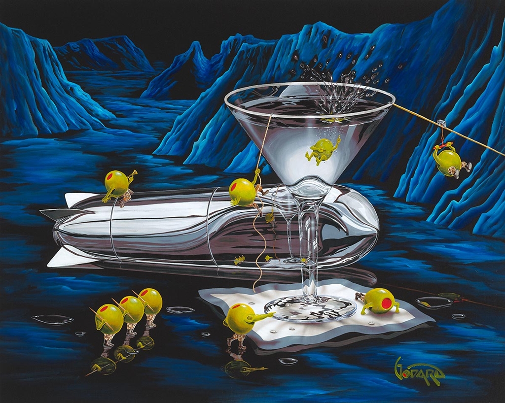 Michael Godard Paintings: Rock Star Artistic Influences