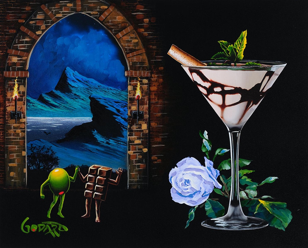 Michael Godard Paintings: Rock Star Artistic Influences