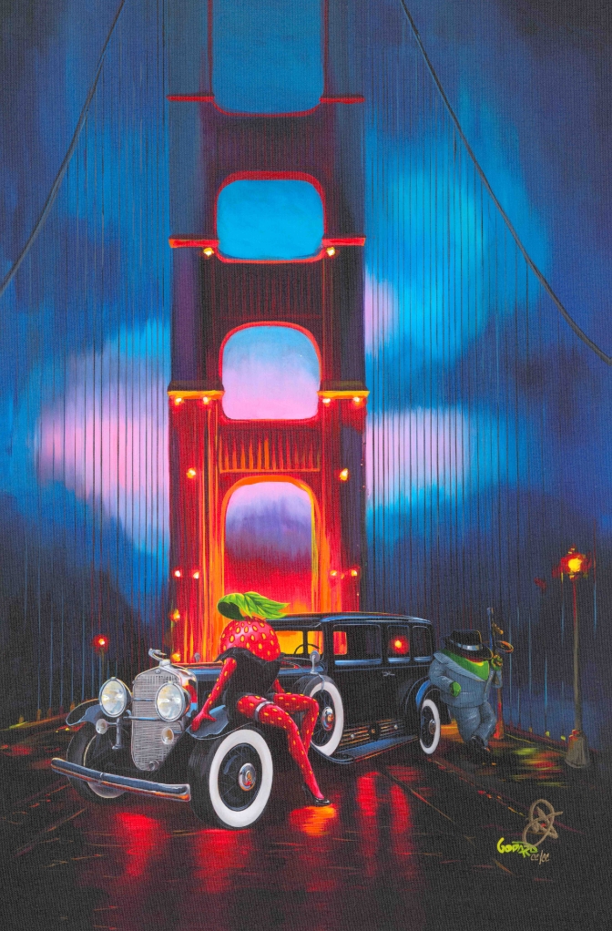Michael Godard Paintings: Rock Star Artistic Influences