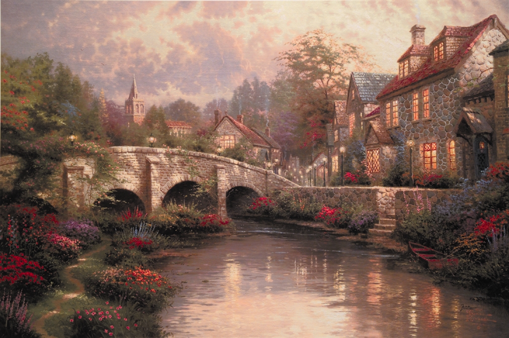 Thomas Kinkade - The "Painter of Light" at Park West Gallery