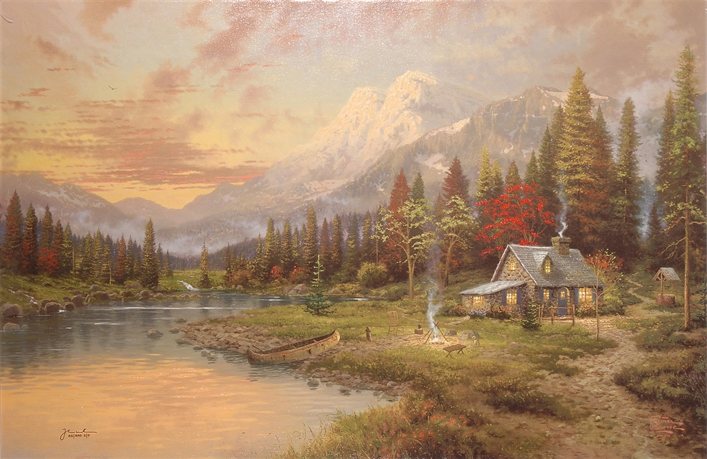 Thomas Kinkade - The "Painter of Light" at Park West Gallery
