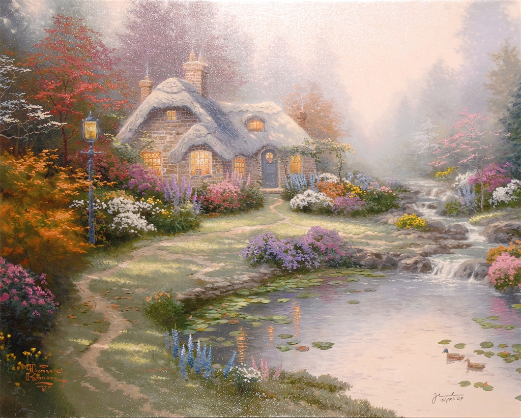 Thomas Kinkade - The "Painter of Light" at Park West Gallery