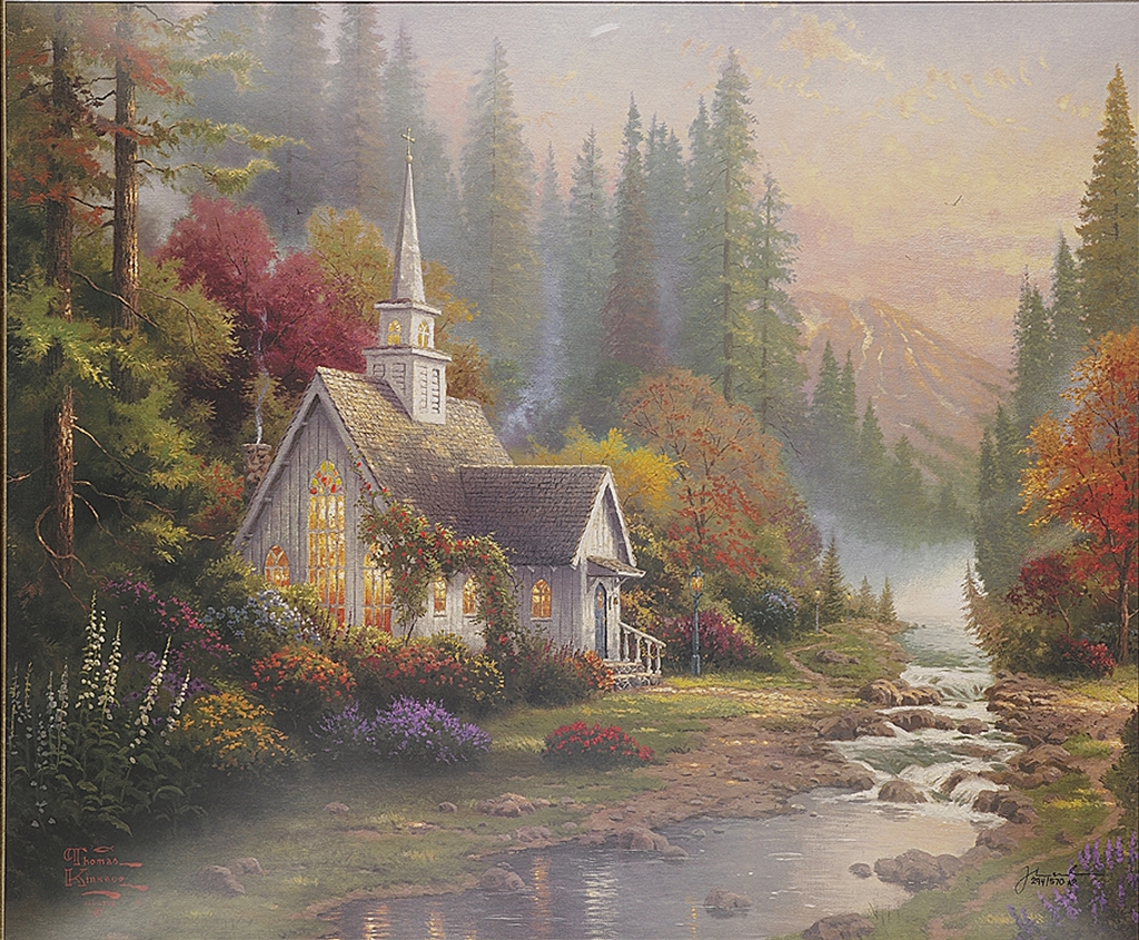 Thomas Kinkade - The "Painter of Light" at Park West Gallery