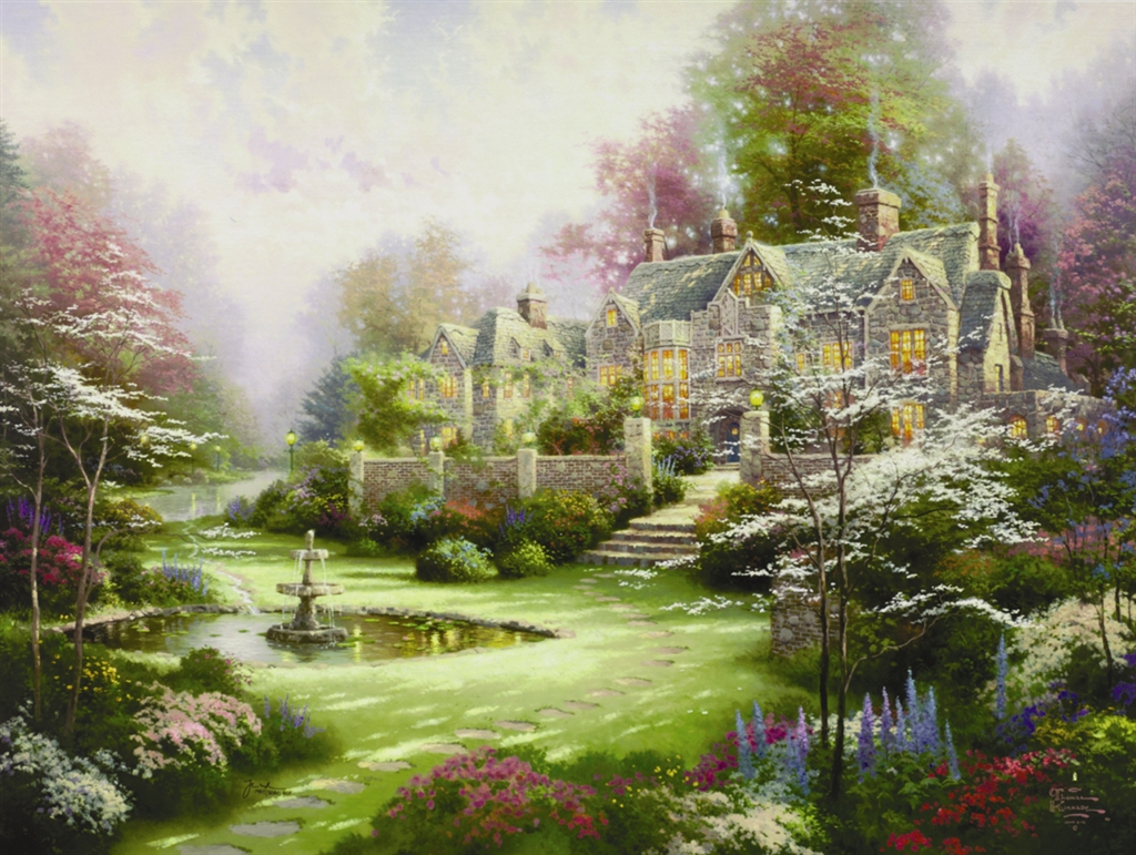Thomas Kinkade - The "Painter of Light" at Park West Gallery