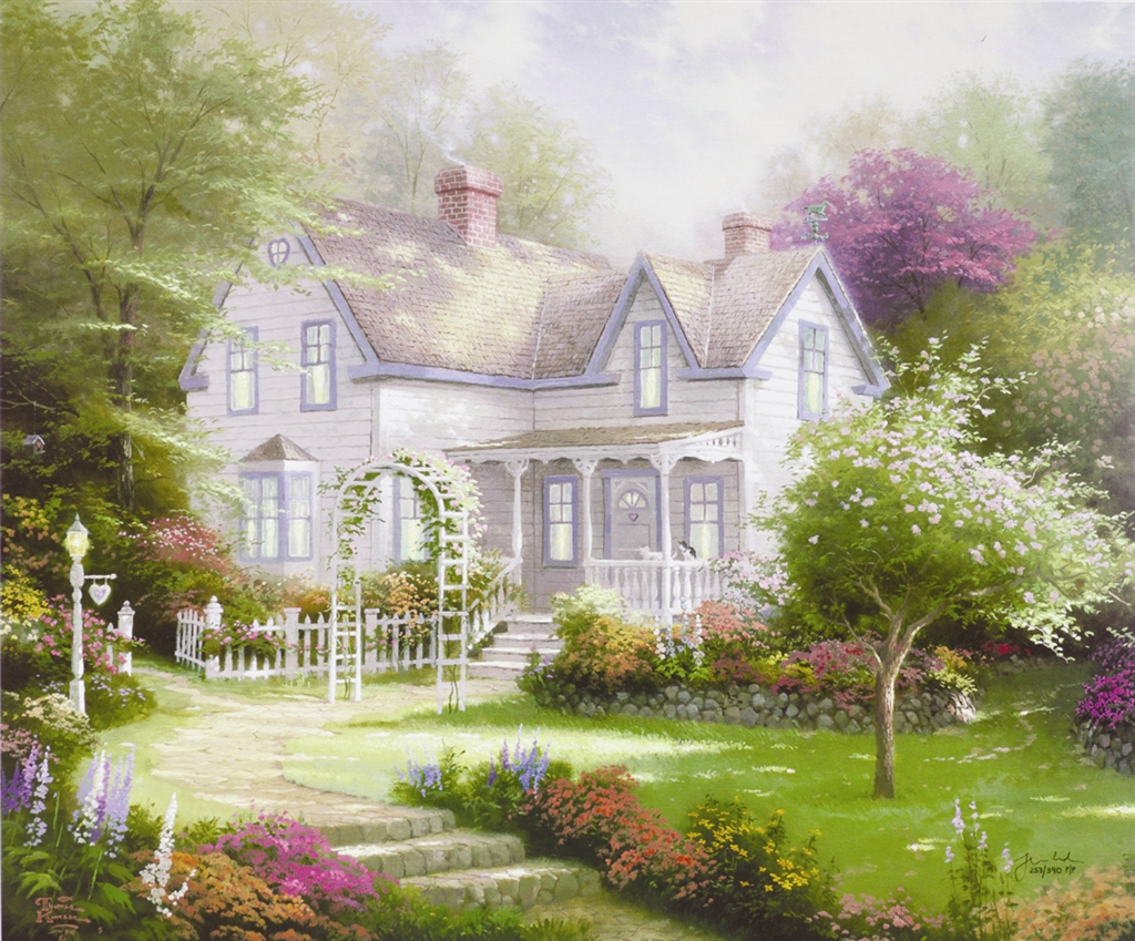 Thomas Kinkade - The "Painter of Light" at Park West Gallery