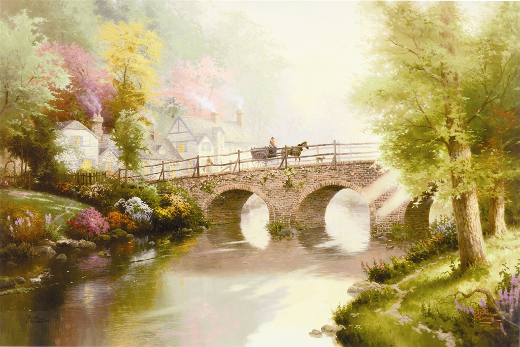 Thomas Kinkade - The "Painter of Light" at Park West Gallery