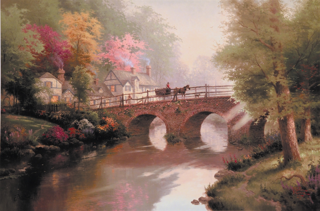 Thomas Kinkade - The "Painter of Light" at Park West Gallery