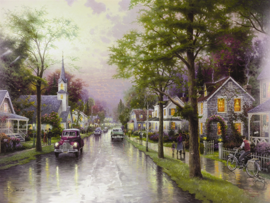 Thomas Kinkade - The "Painter of Light" at Park West Gallery