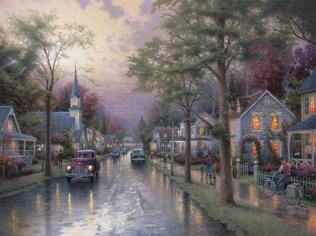 Thomas Kinkade - The "Painter of Light" at Park West Gallery