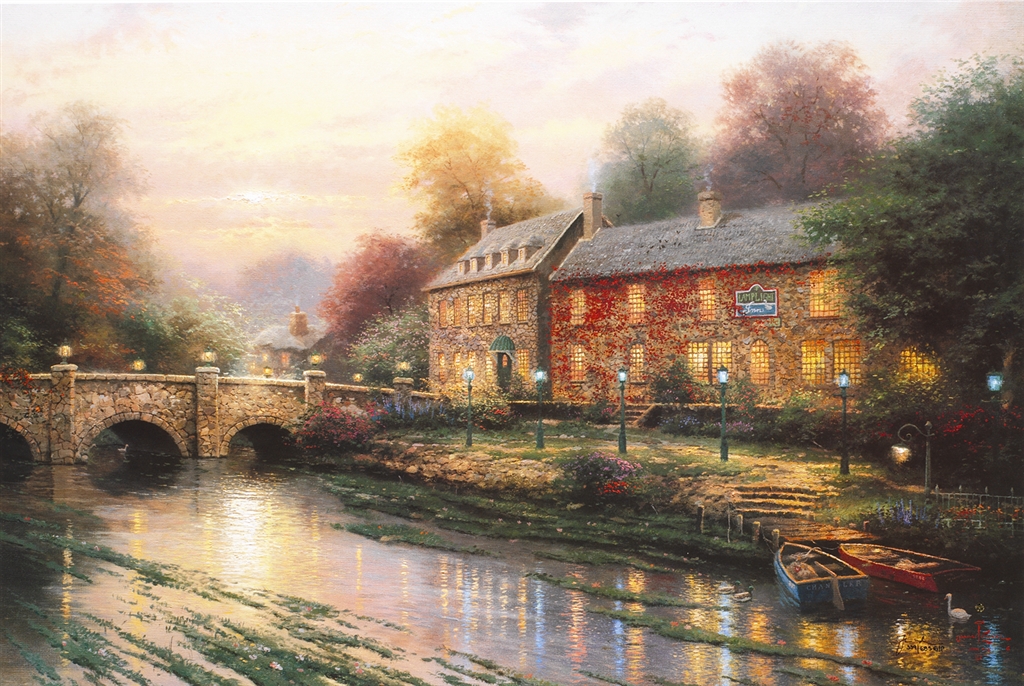 Thomas Kinkade - The "Painter of Light" at Park West Gallery