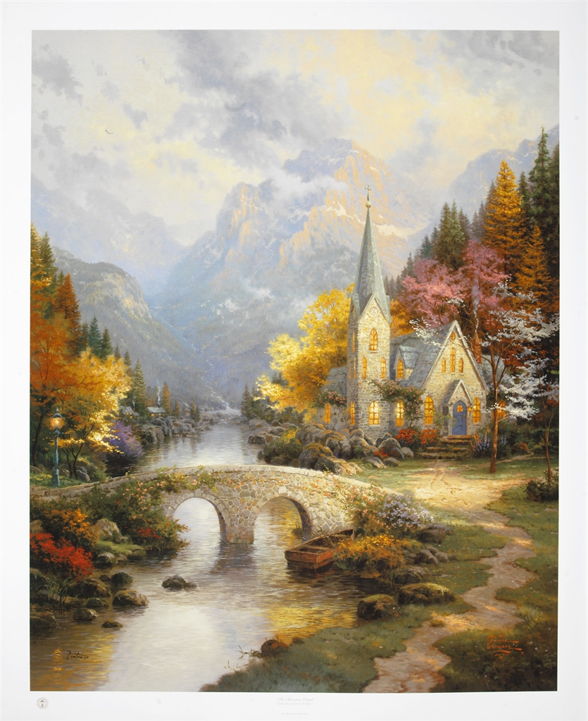 Thomas Kinkade - The "Painter of Light" at Park West Gallery