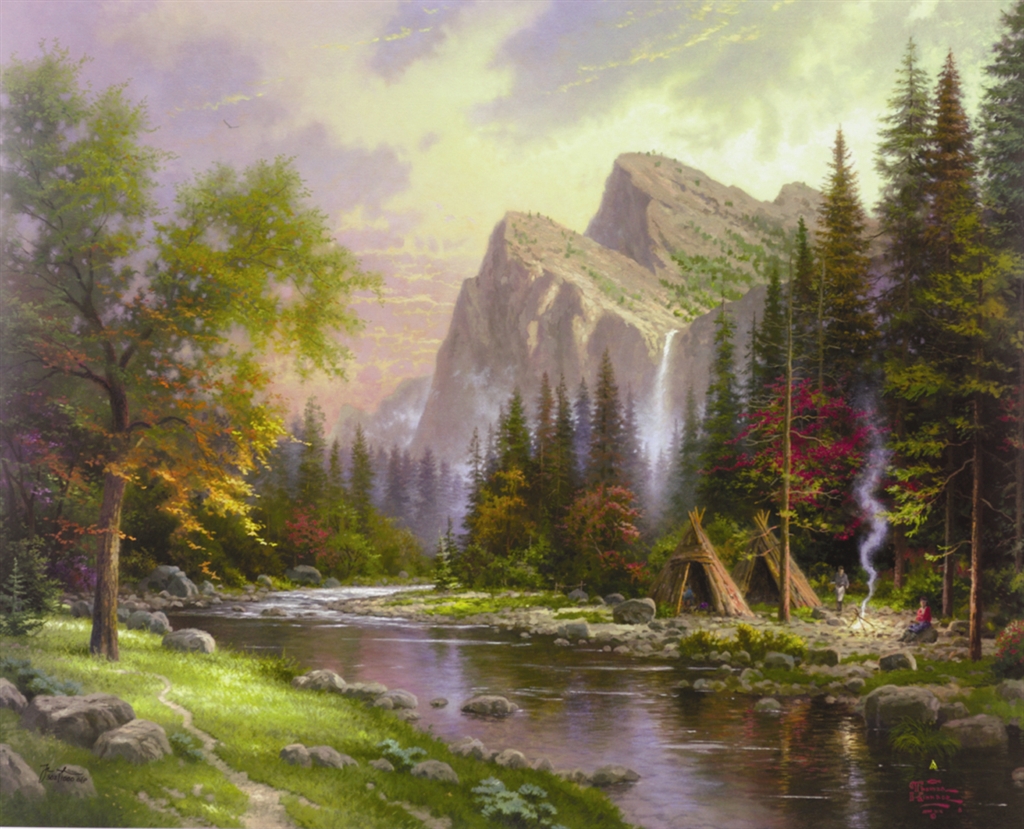Thomas Kinkade - The "Painter of Light" at Park West Gallery