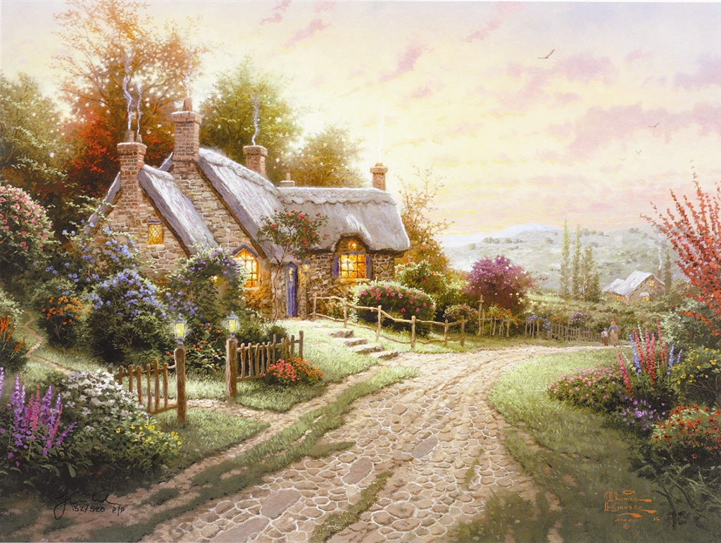 Thomas Kinkade - The "Painter of Light" at Park West Gallery