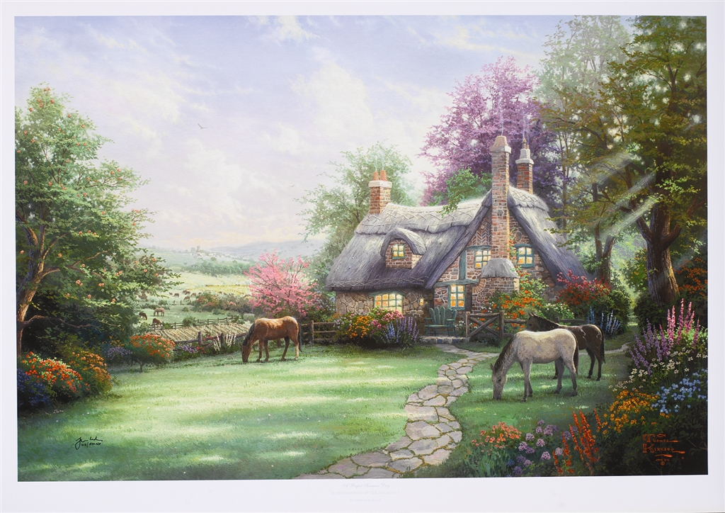 Thomas Kinkade - The "Painter of Light" at Park West Gallery
