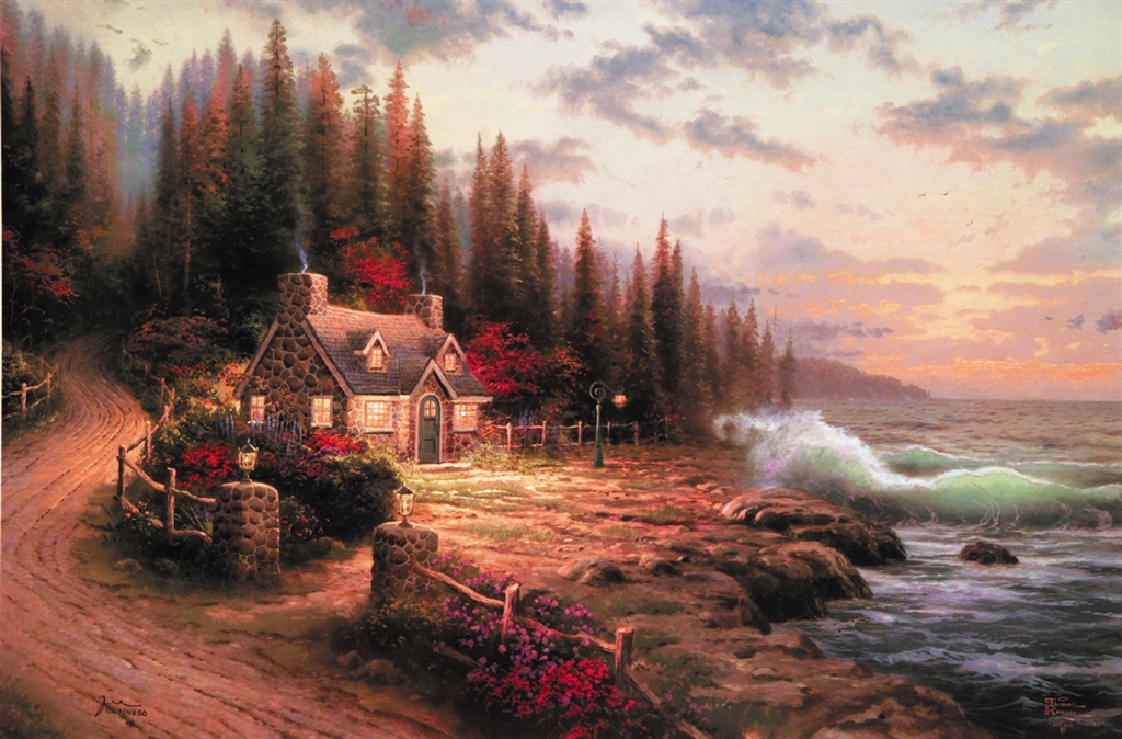 Thomas Kinkade - The "Painter of Light" at Park West Gallery