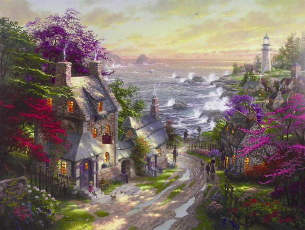 Thomas Kinkade - The "Painter of Light" at Park West Gallery